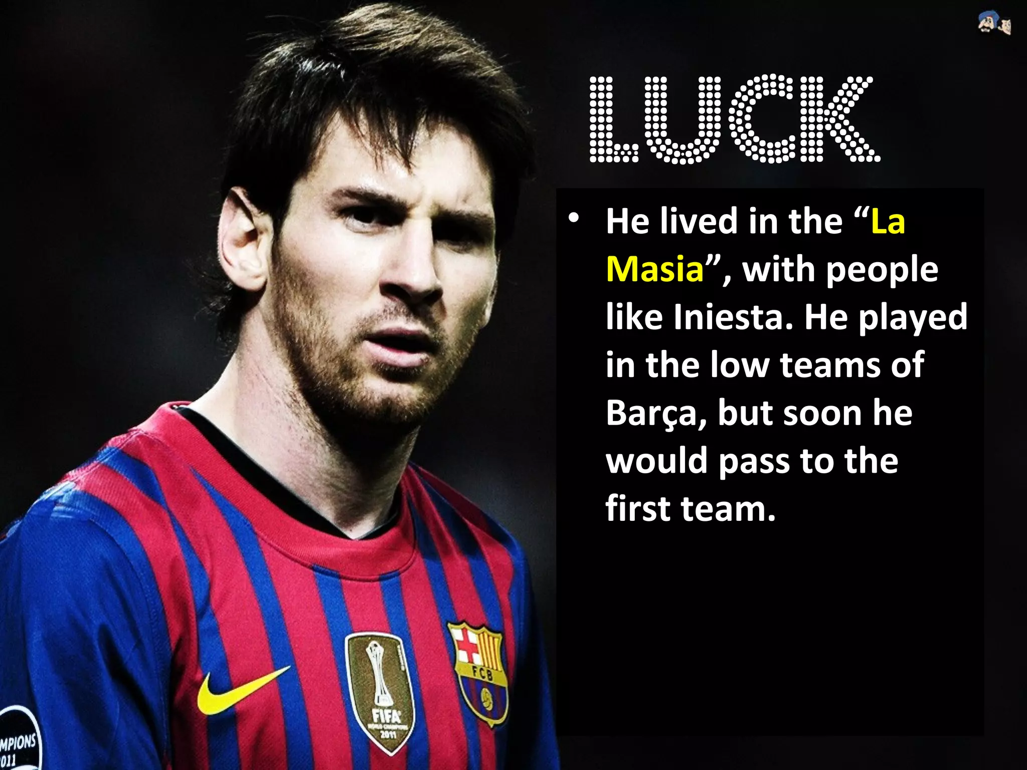 Presentation on Lionel Messi | PPT
