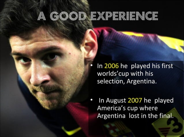 Presentation on Lionel Messi | PPT