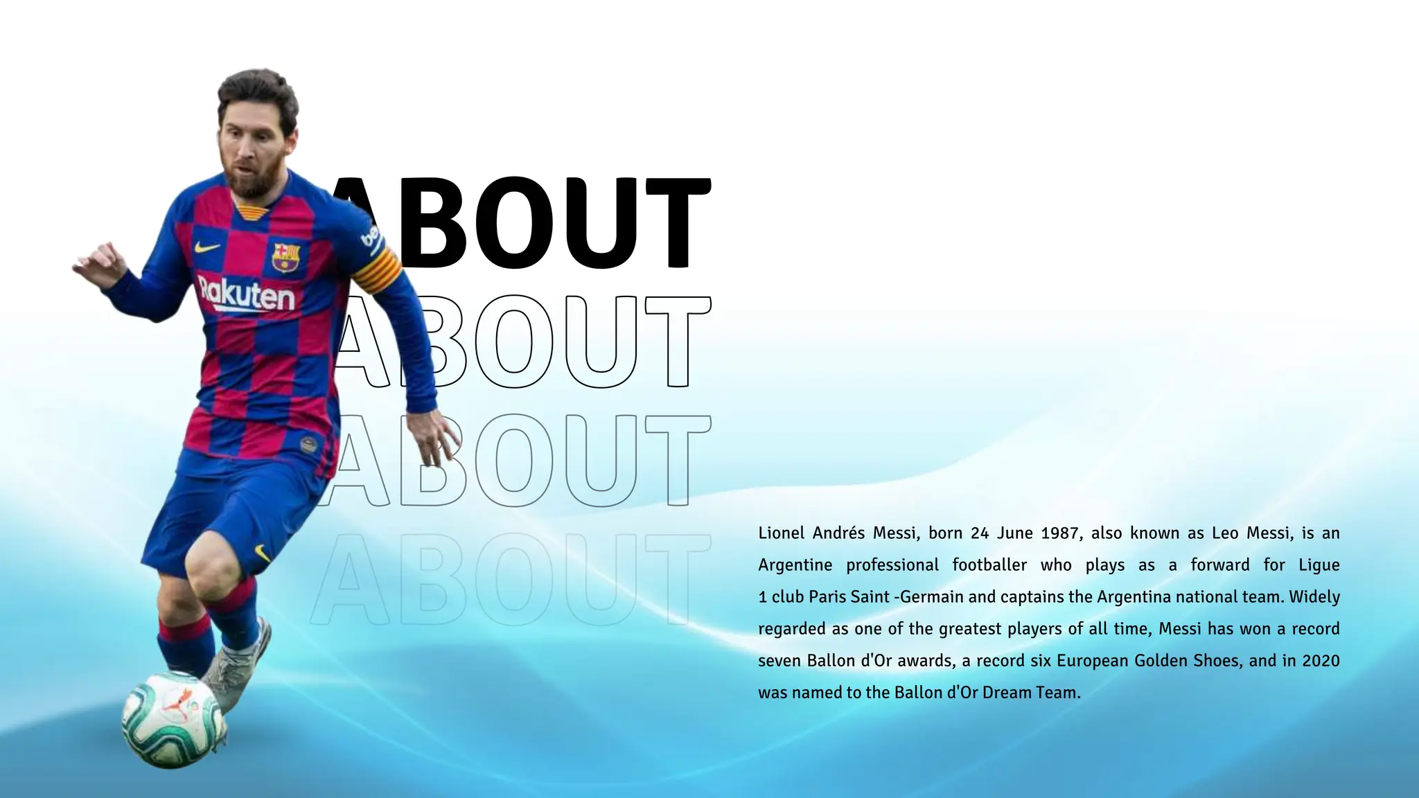 Lionel Messi powerpoint presentation opened Lionel Messi.pptx