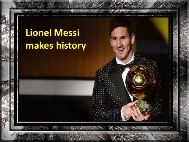 Lionel messi makes history