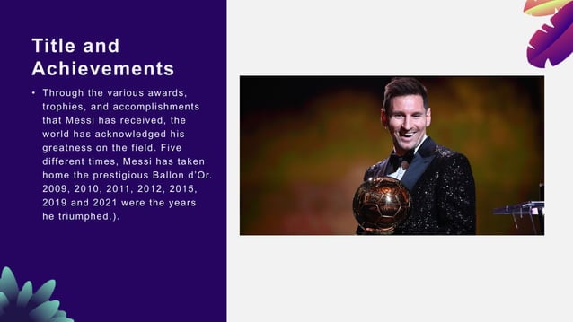 Lionel Messi PPT.pdf | Soccer | Sports