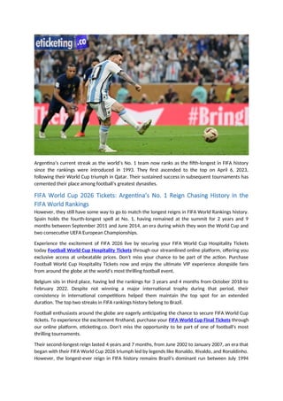 World Cup Tickets: Lionel Messi’s Argentina FIFA World Cup reaches new ...