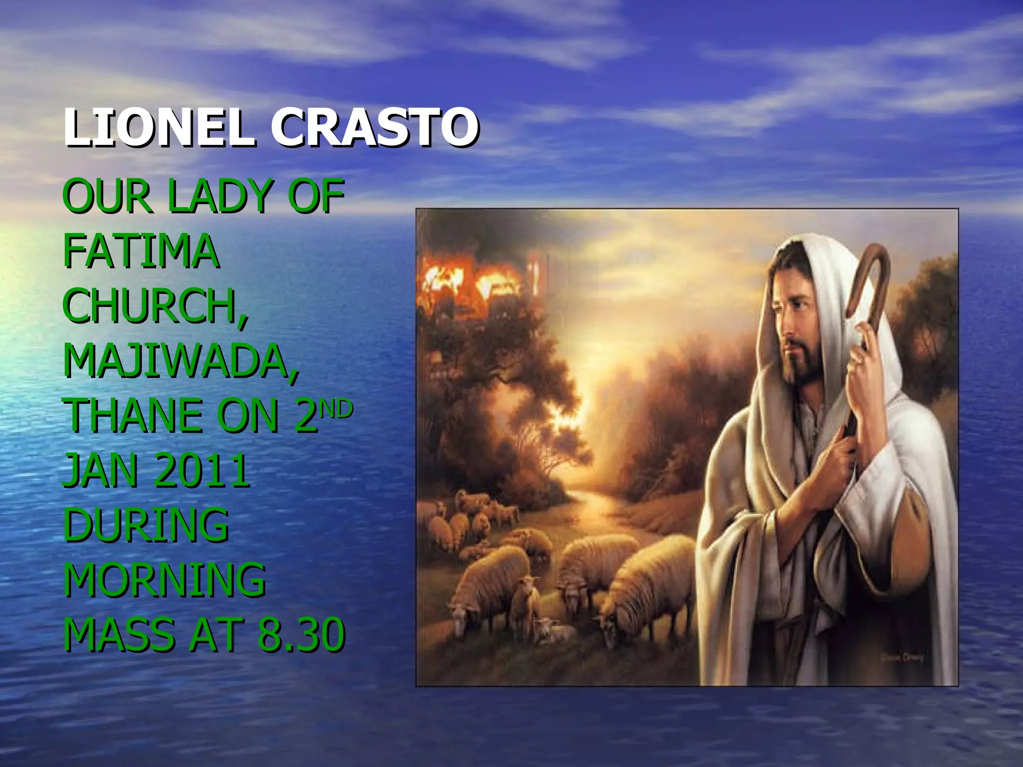 Lionels first holy communion | PPT