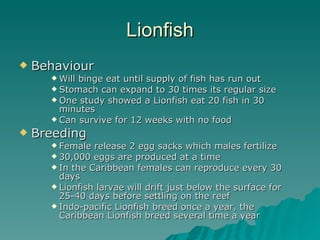 Lionfish Program Presentation | PPT