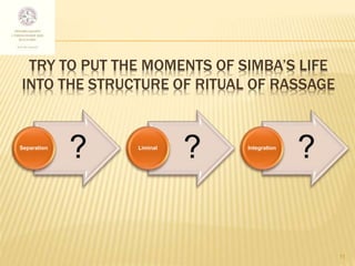 Lion king and Rituals of Passage | PPT