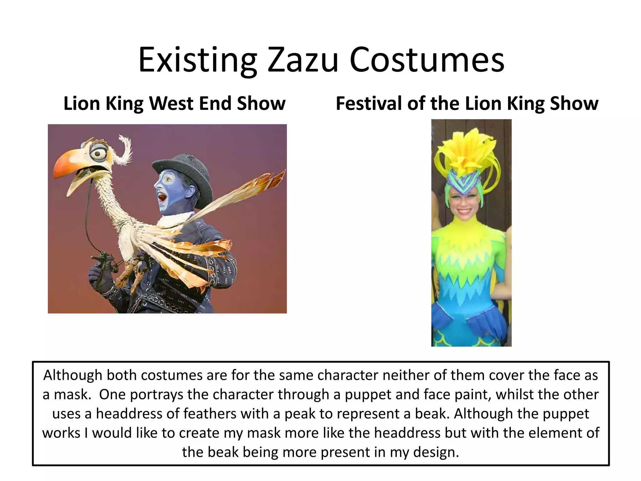 Lion king mask | PPTX