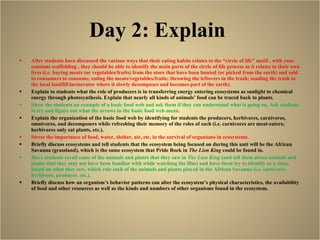 Lion King Lesson Plan | PPT