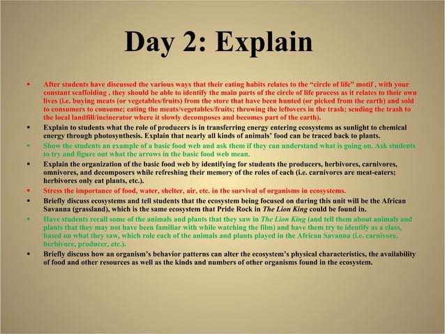 Lion King Lesson Plan | PPT