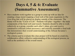 Lion King Lesson Plan | PPT