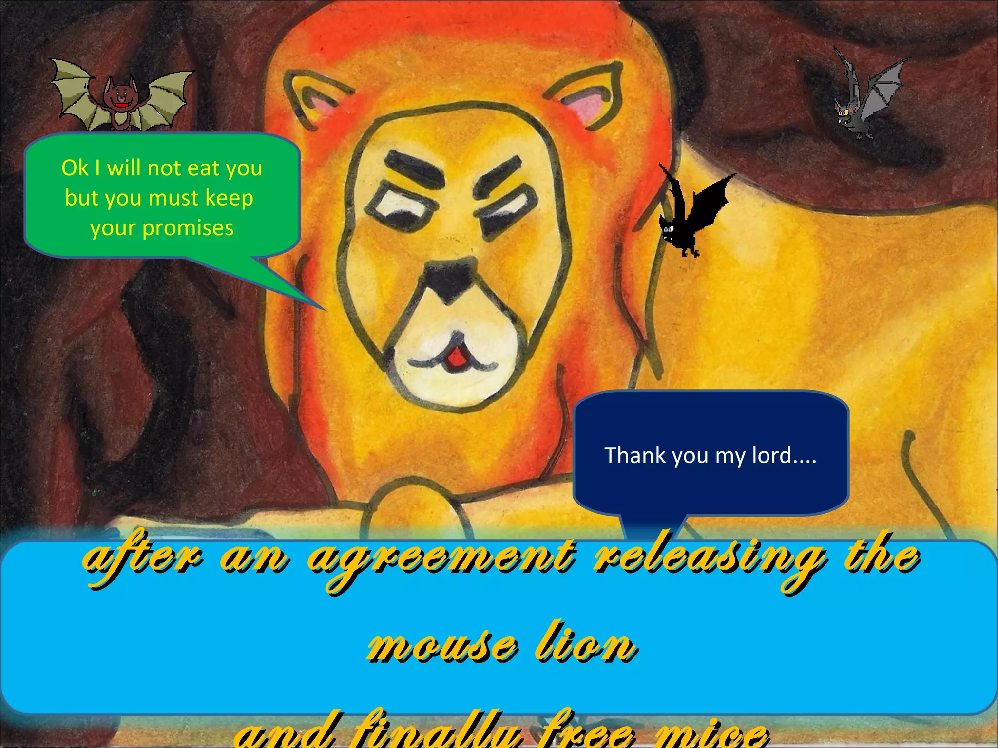 Lion and the mouse | PPT