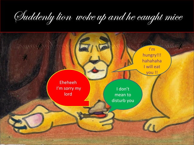 Lion and the mouse | PPT