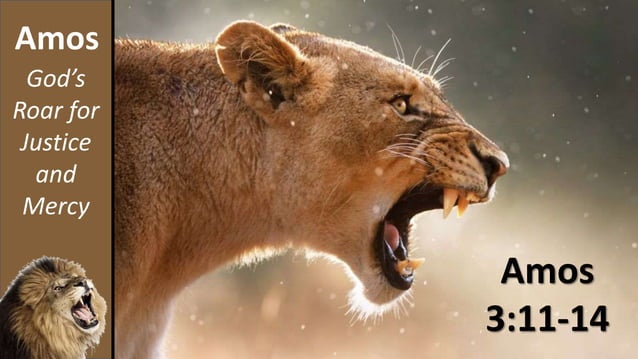 Amos: God's Roar for Justice and Mercy_The Lion Roars | PPTX