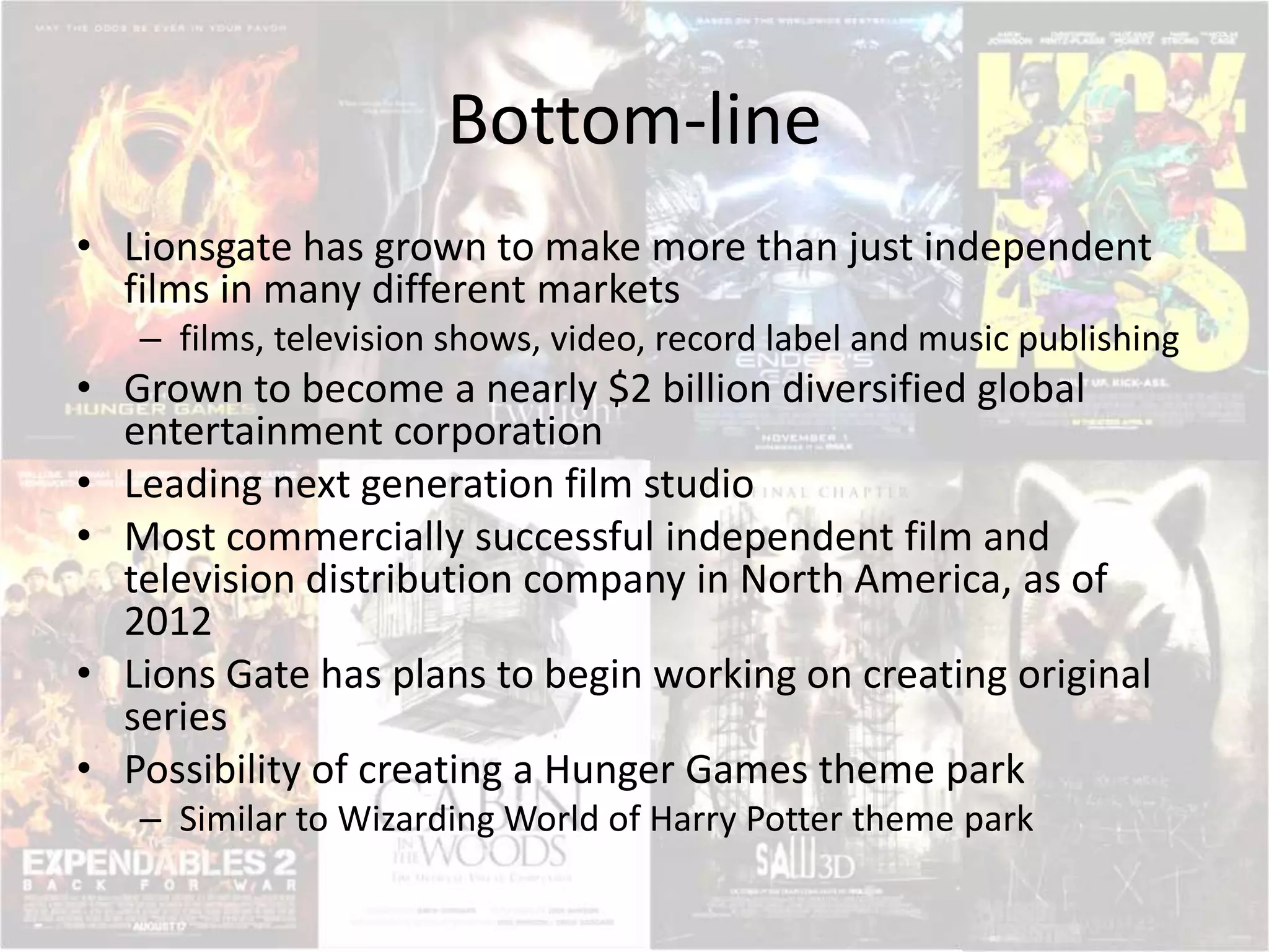 Lionsgate - Institution Research | PPTX