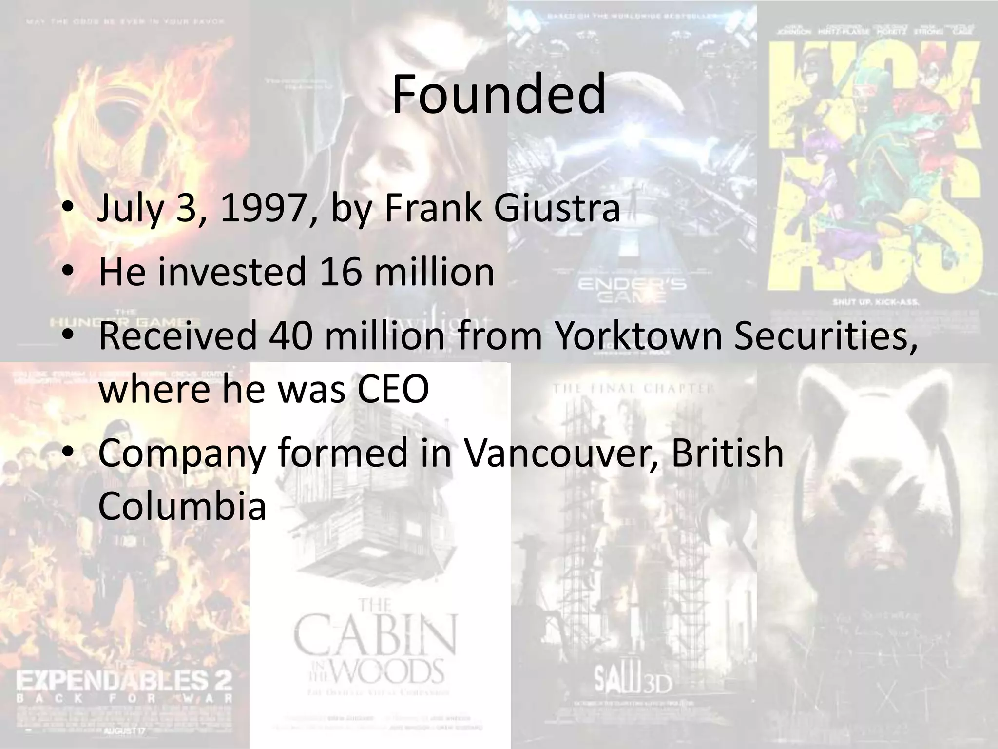 Lionsgate PowerPoint | PPTX