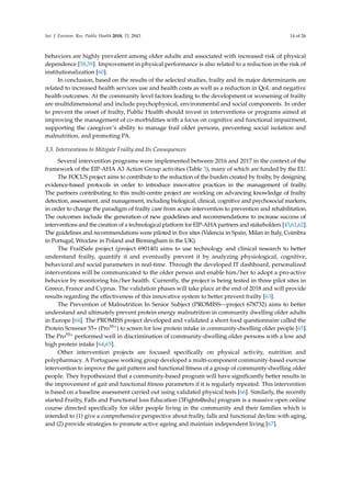 Liotta, ussai s, illario m (2018). frailty as the future core business of public health | PDF