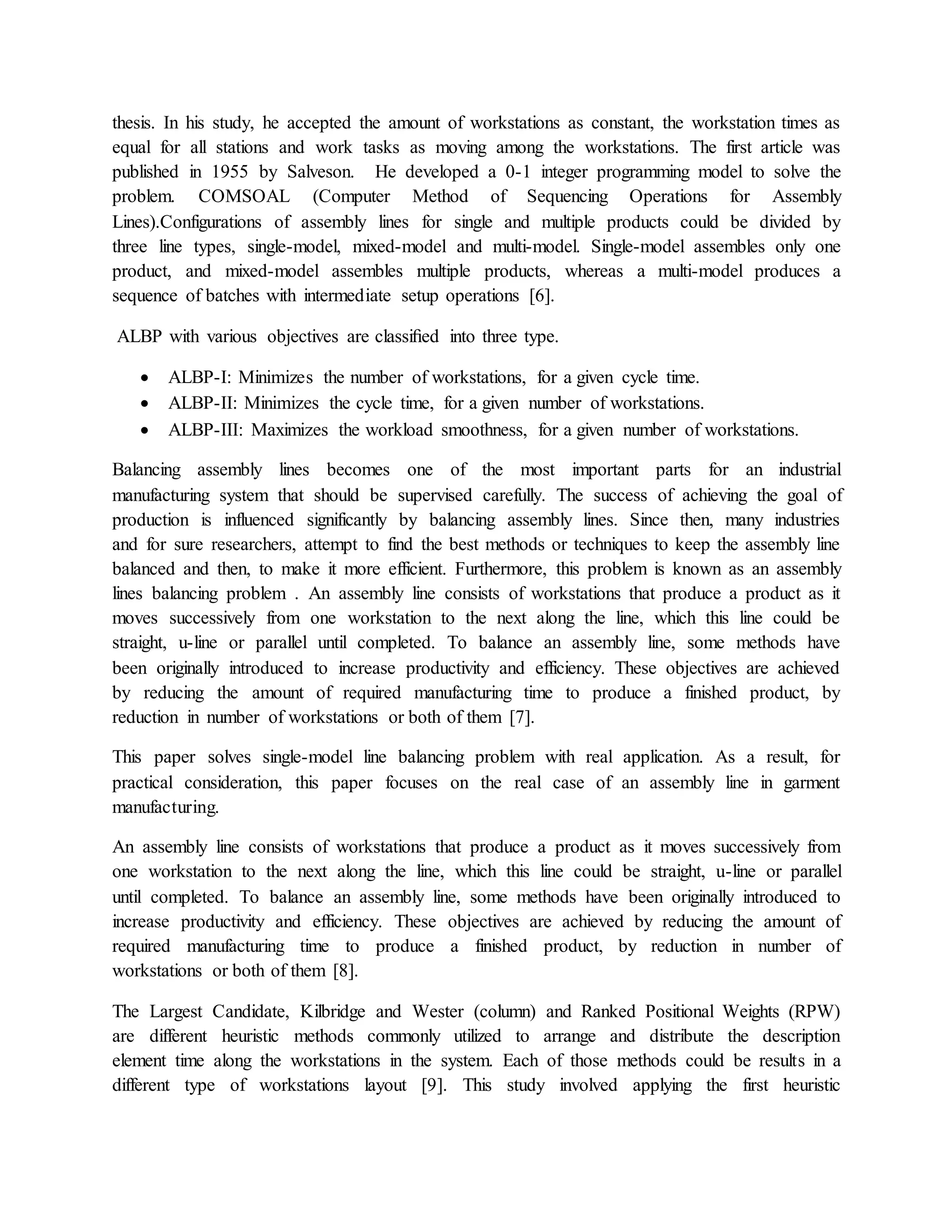 line balancing in garment industry | DOCX