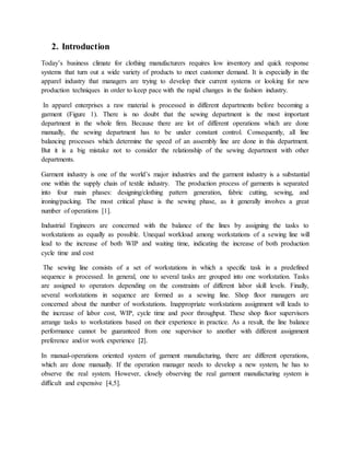 line balancing in garment industry | DOCX