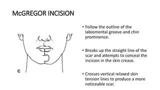 Lip splitting incisions | PPT