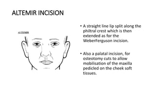 Lip splitting incisions | PPT