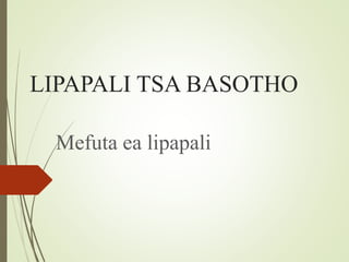 Lipapali | PPTX