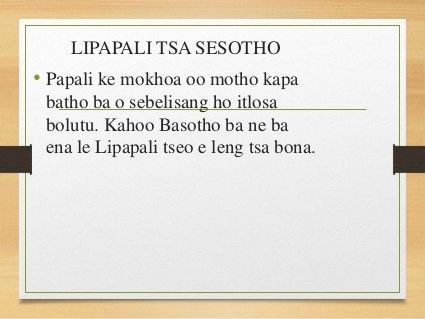 LIPAPALI TSA BASOTHO.pptx