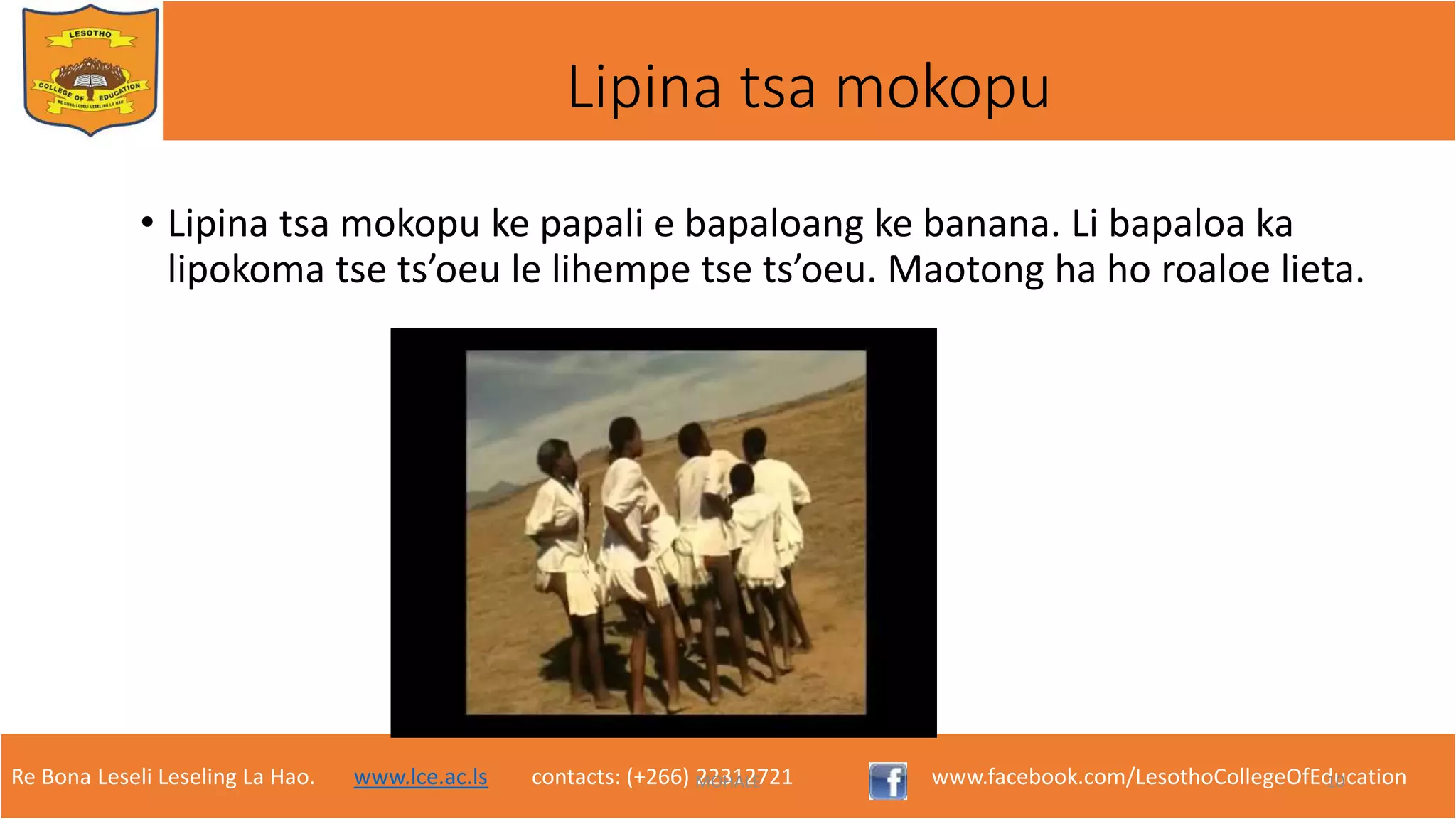Lipapali tsa sesotho | PPTX