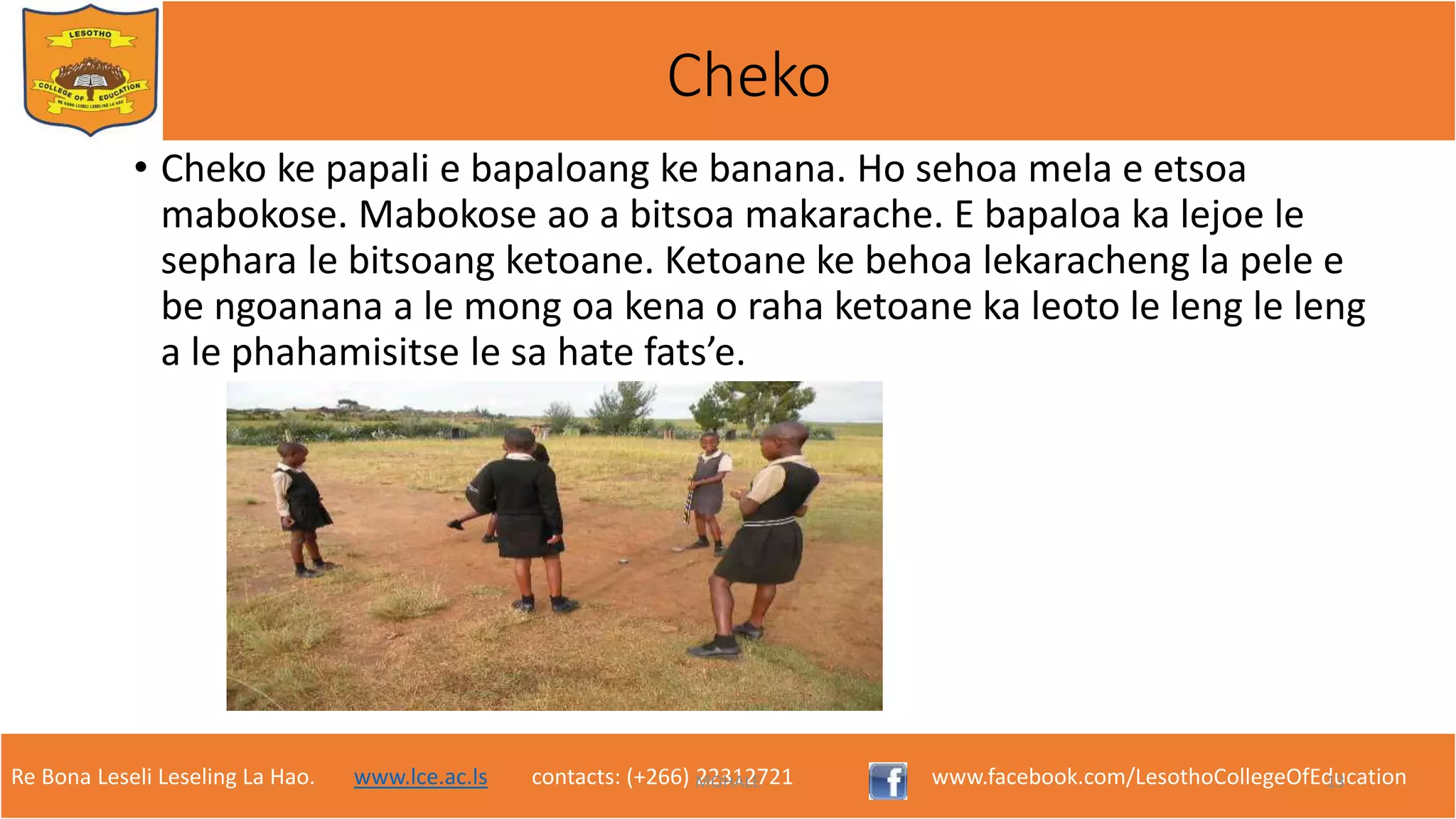 Lipapali tsa sesotho | PPTX