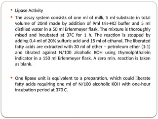 lipases.pptx presentation for lipases and its role | PPT
