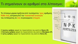 Λίπανση της καλλιέργειας | PDF