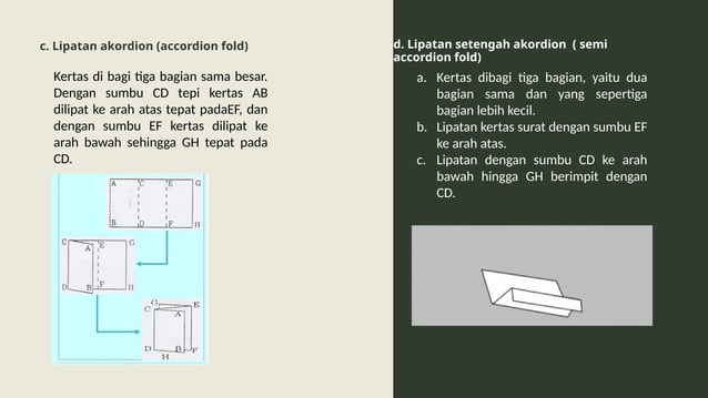 lipatan surat. materi kores . surat pptx | PPTX