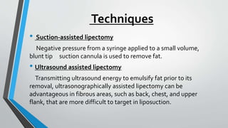 lipectomy procedure in burns treatment regimen | PPT