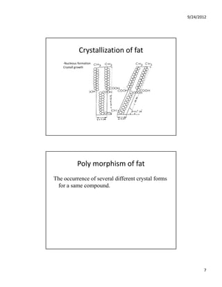 Lipids class lecture | PDF