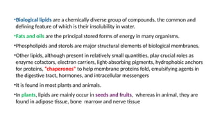 Lipid.pptx about lipids brief explanation | PPT