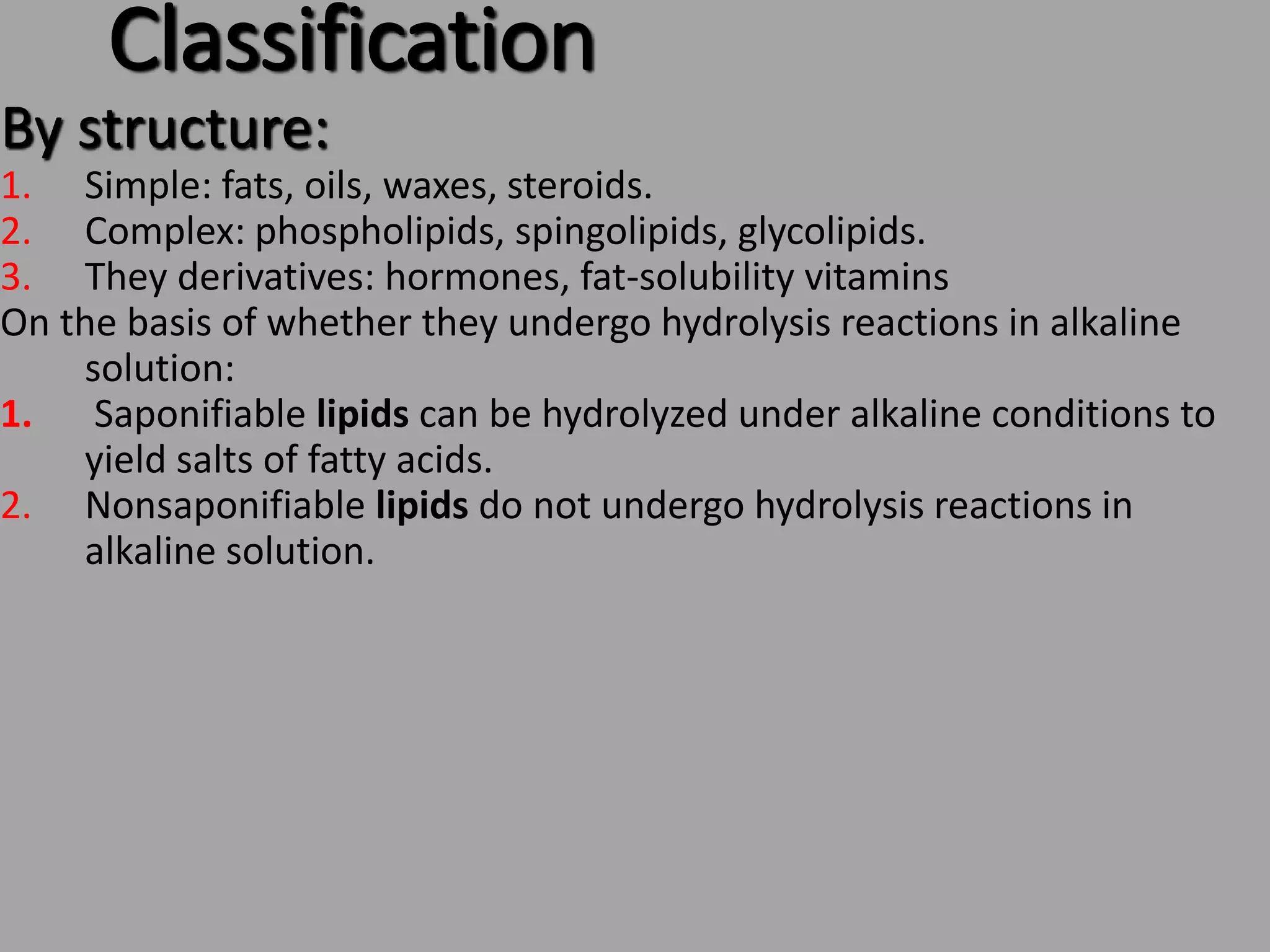 Lipids (fixed oils and fats ) | PPTX