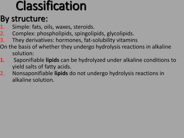 Lipids (fixed oils and fats ) | PPTX | Chemistry | Science