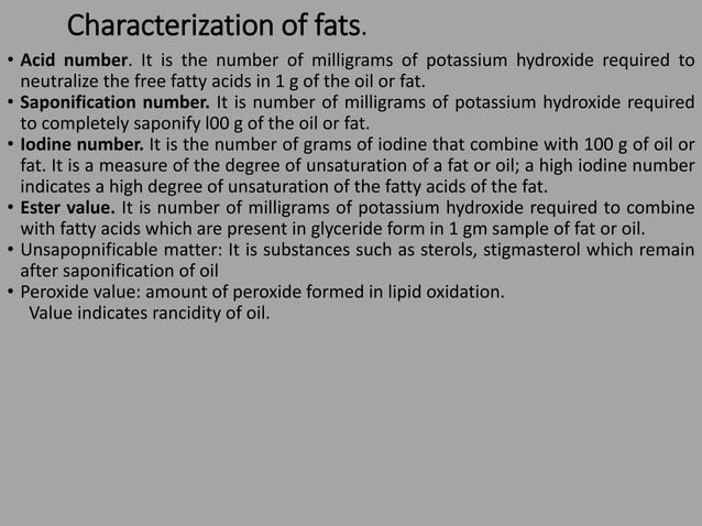 Lipids (fixed oils and fats ) | PPTX | Chemistry | Science