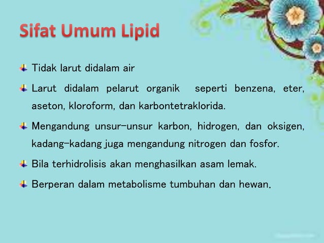 Lipid biomol | PPTX