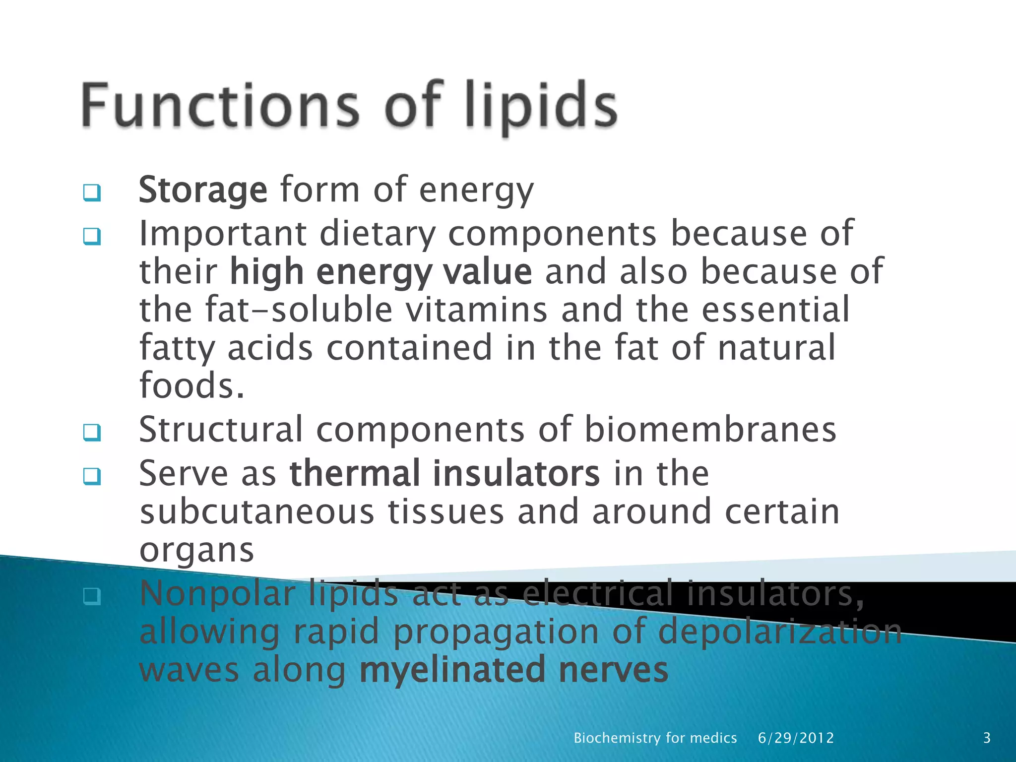 Lipid chemistry | PPTX