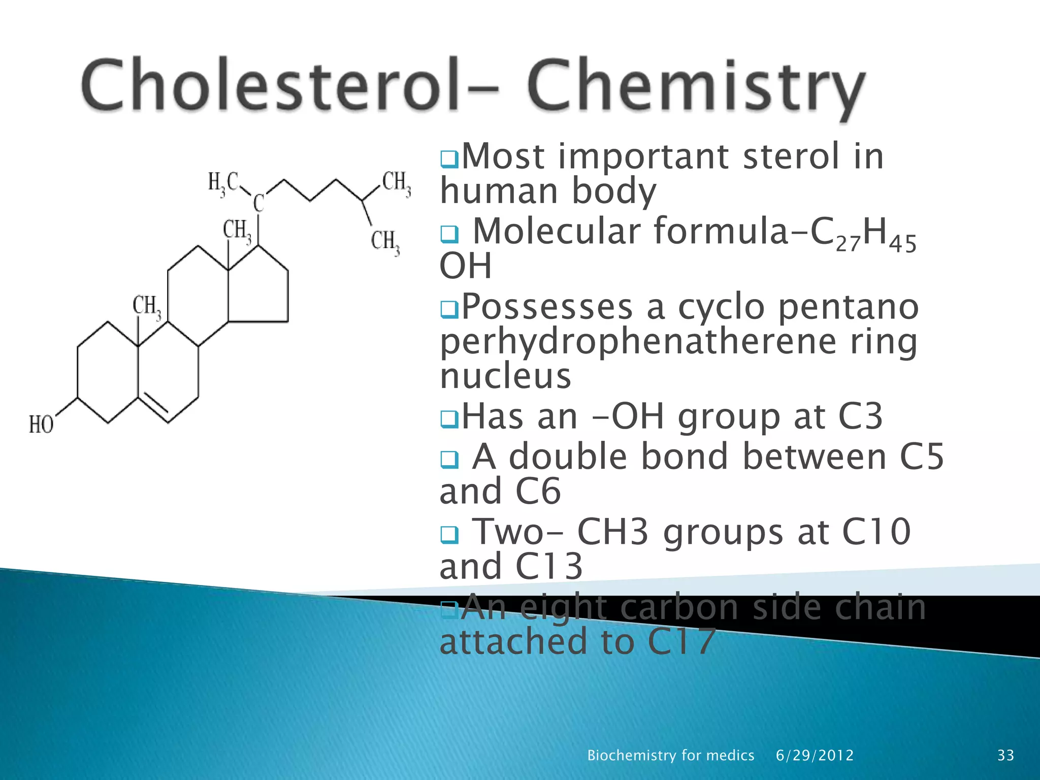 Lipid chemistry | PPTX