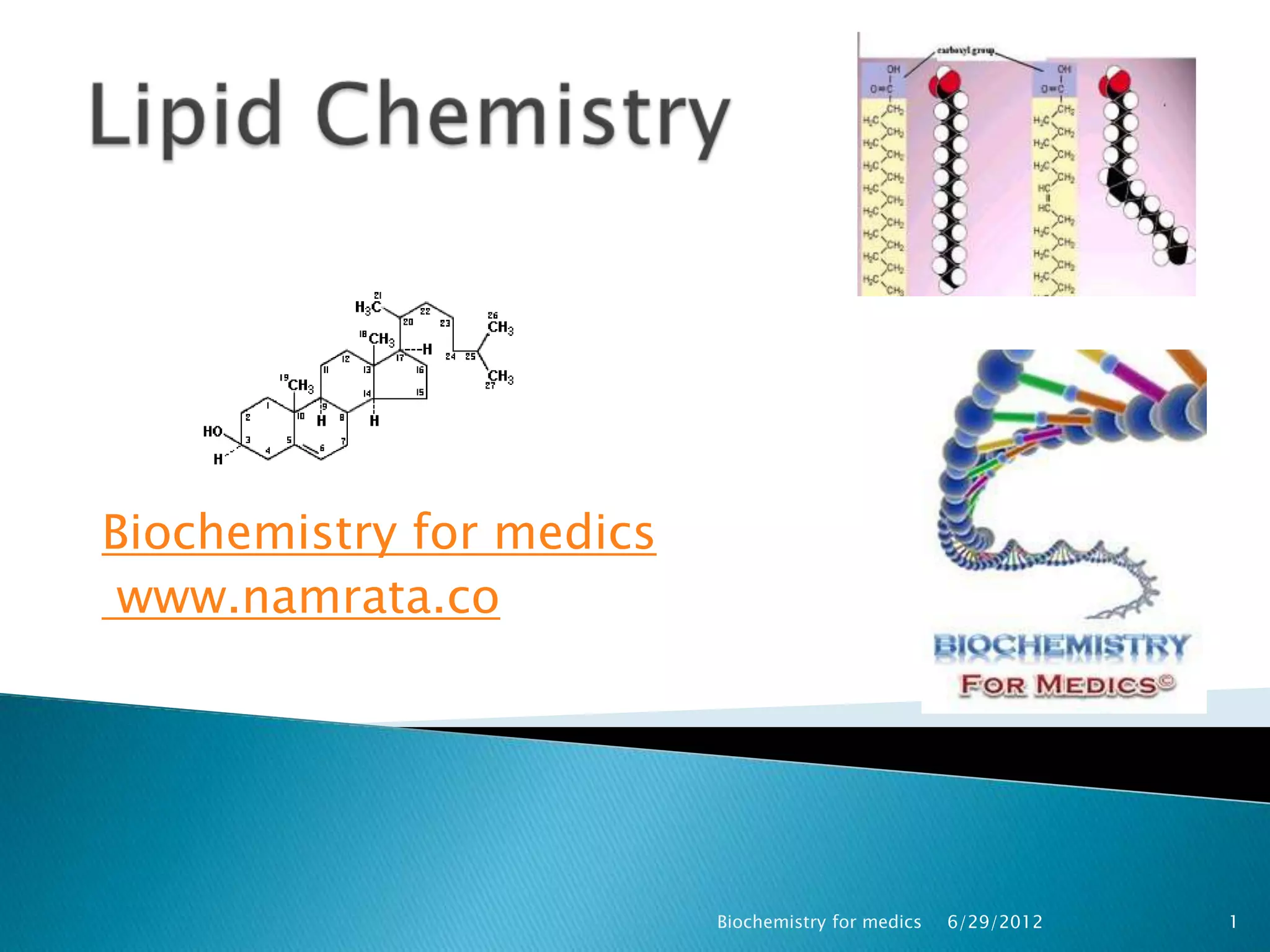 Lipid chemistry | PPT