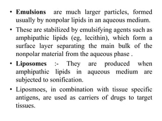 Lipid chemistry | PPTX