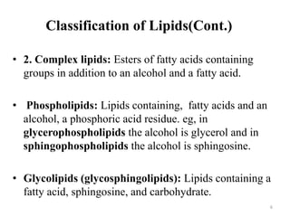 Lipid chemistry | PPTX