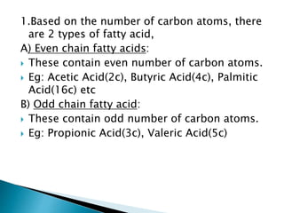 Lipid chemistry presentation ppt is given | PPT