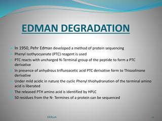 Lipid composition and amino acid sequence in MT | PPTX | Chemistry ...