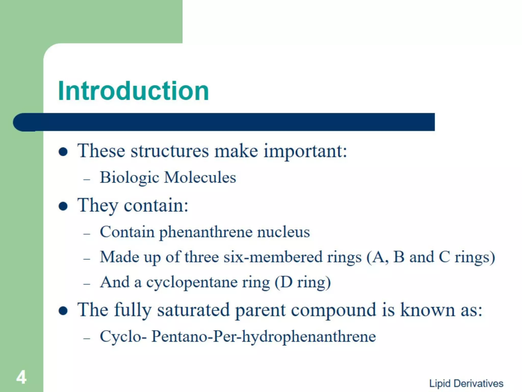 Lipid derivatives (Biochemistry) | PDF
