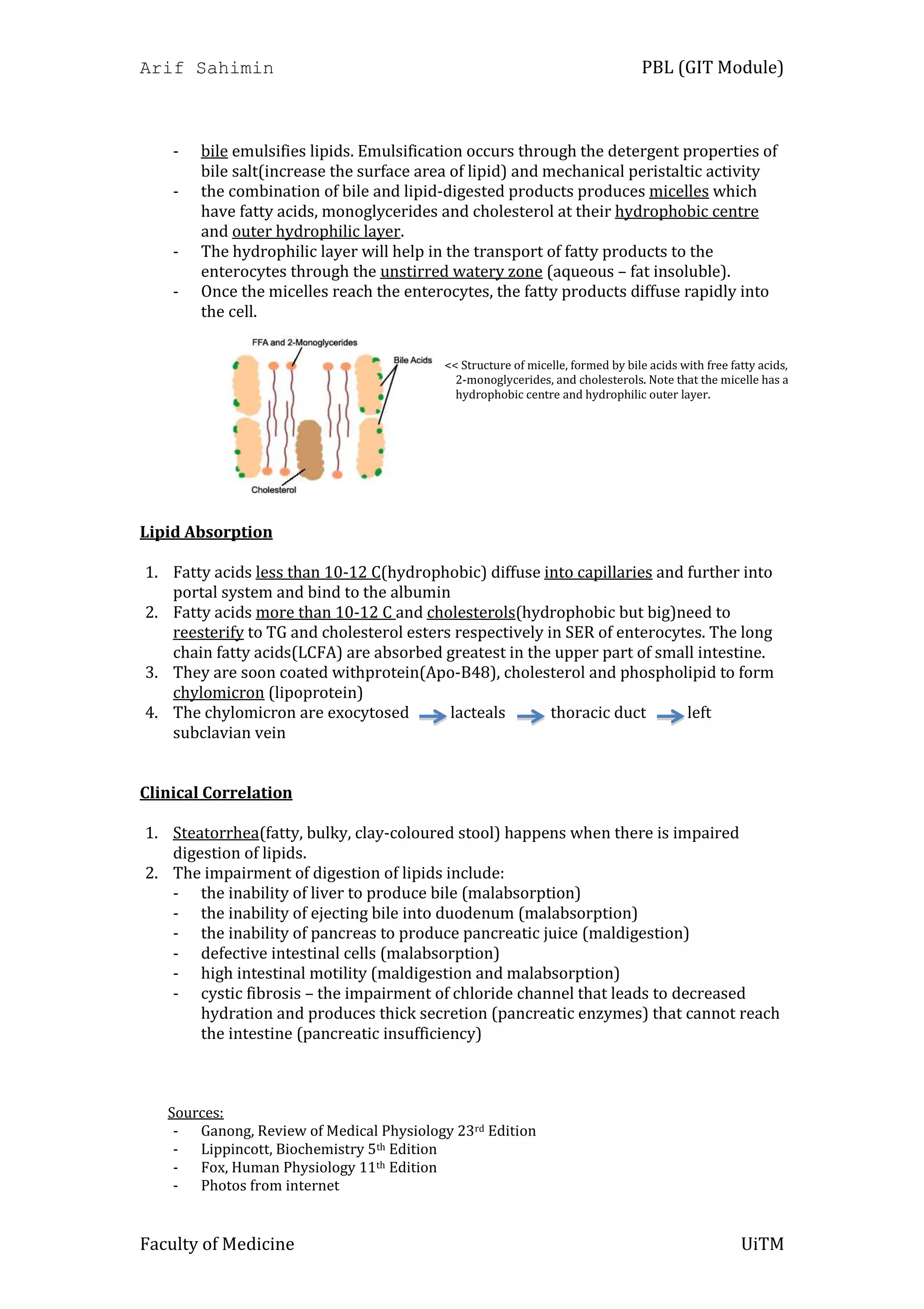 Lipid digestion and absorption (git) | DOCX