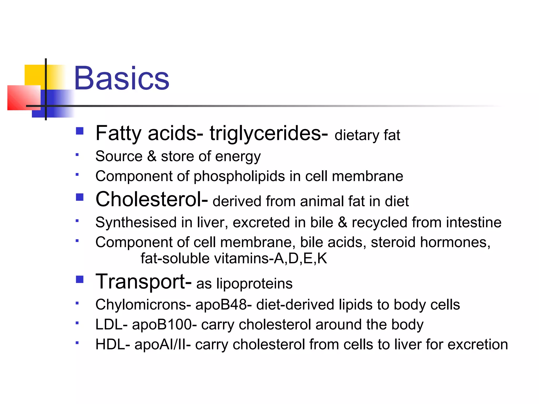 Lipid disorders | PPT