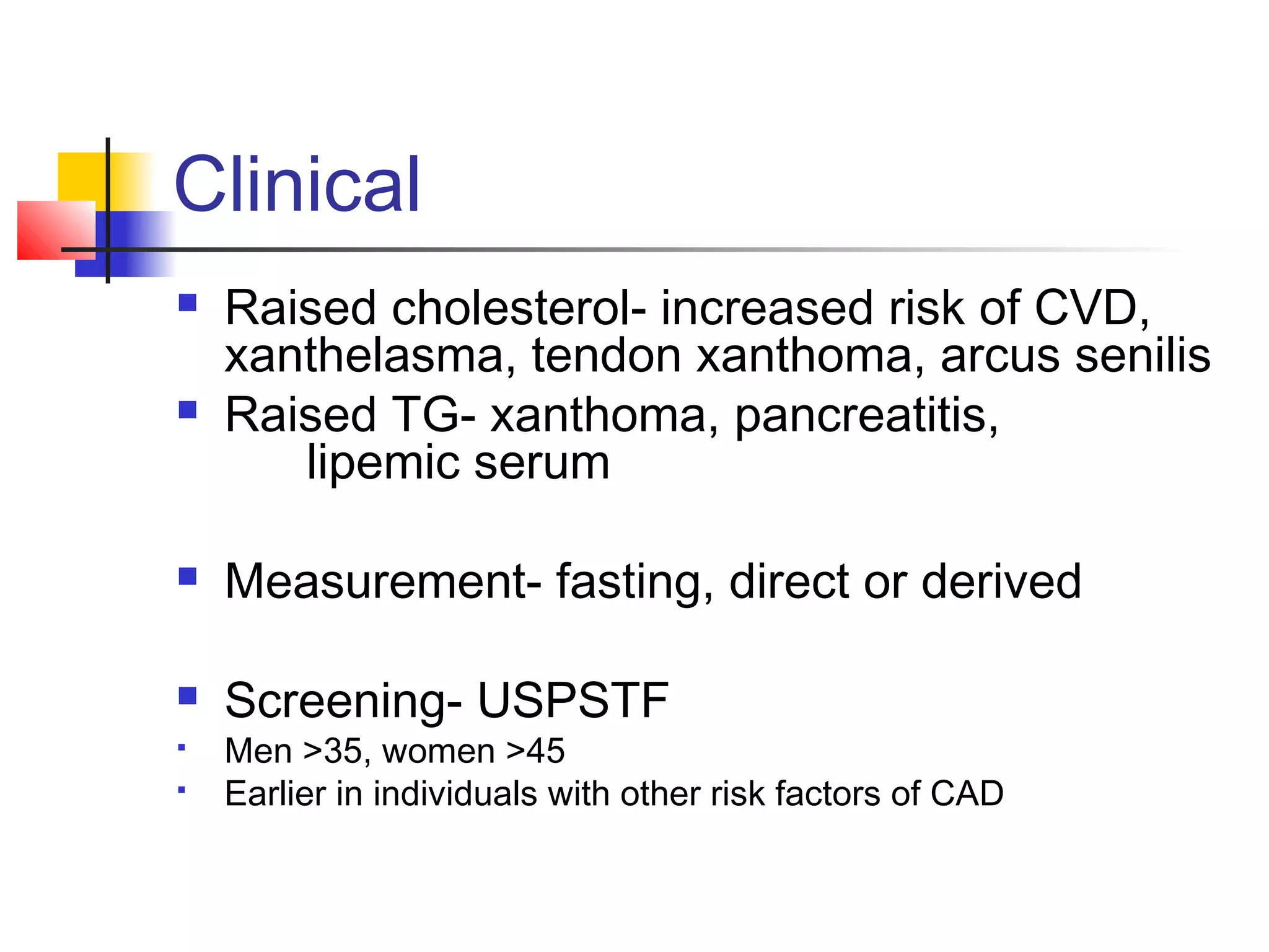 Lipid disorders | PPT