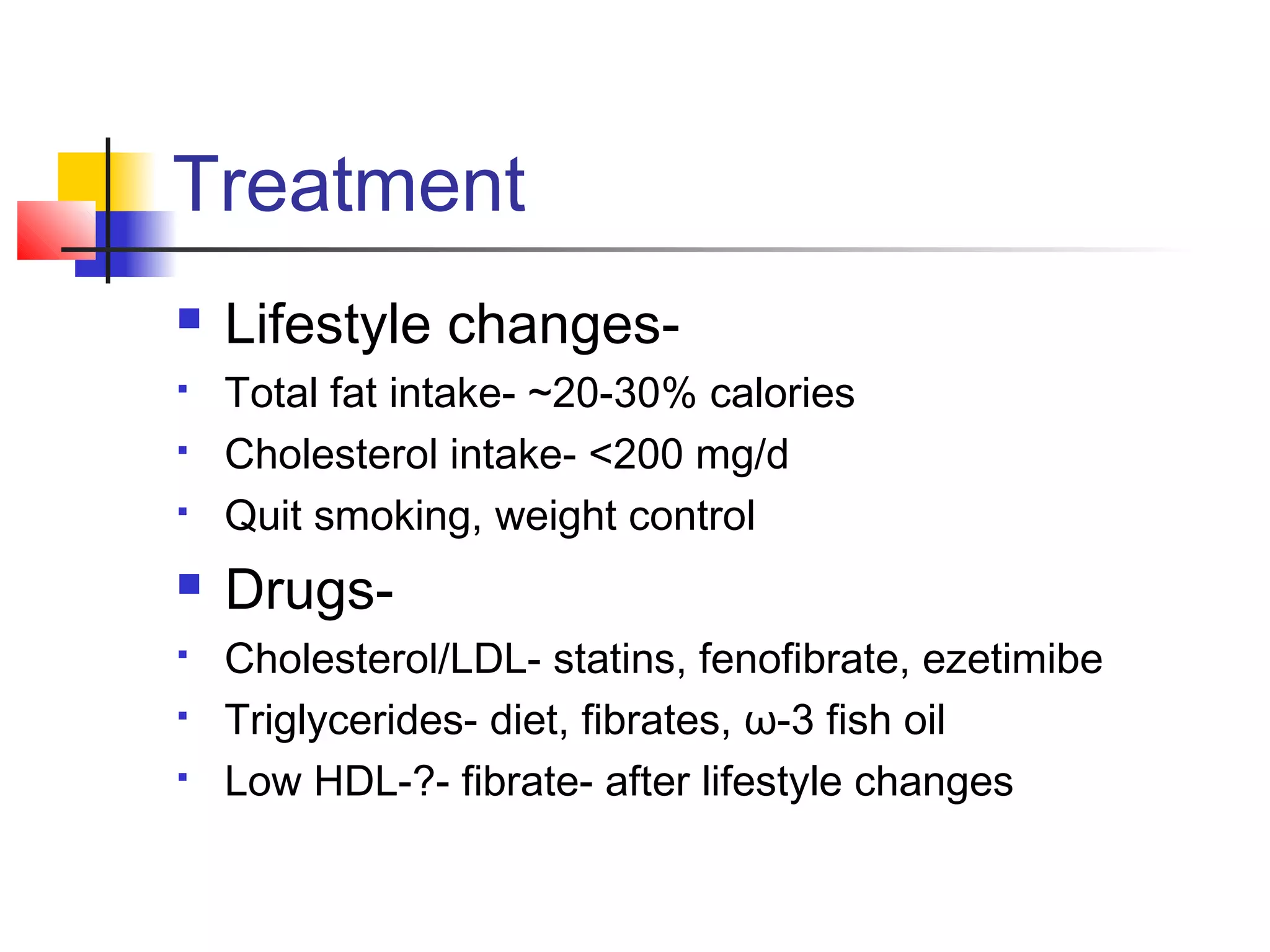 Lipid disorders | PPT