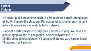 Lipidet | PPTX